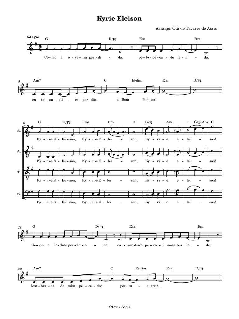 Kyrie Eleison (Ovelha Perdida) | PDF