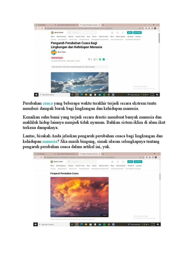 Perubahan Cuaca | PDF