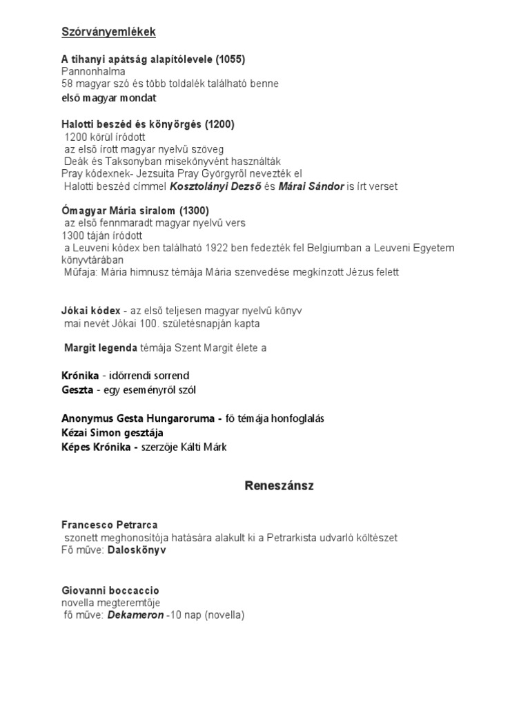 Magyar Erettsegi | PDF