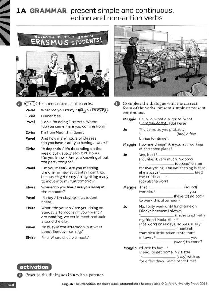 Grammar 1a-2b PDF | PDF | Linguistics