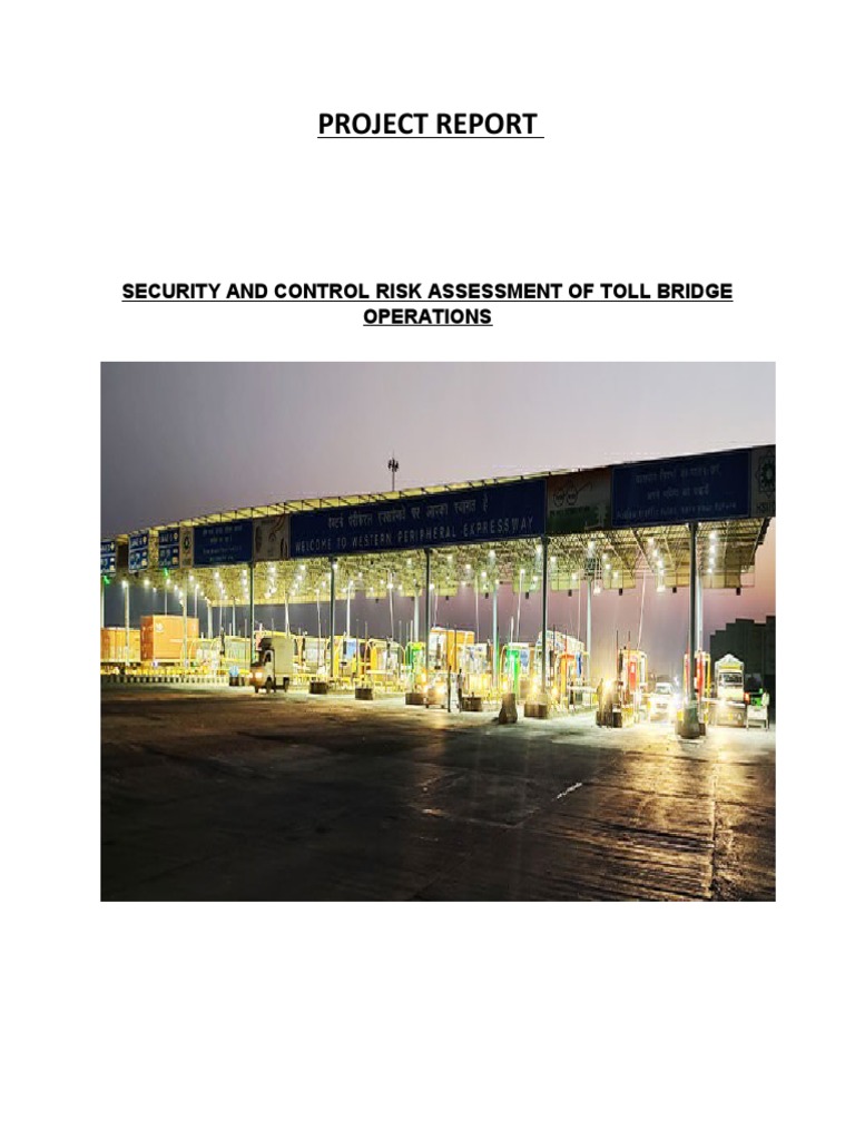 DISA Project Report: Toll Bridge Security | PDF | Computer Security ...