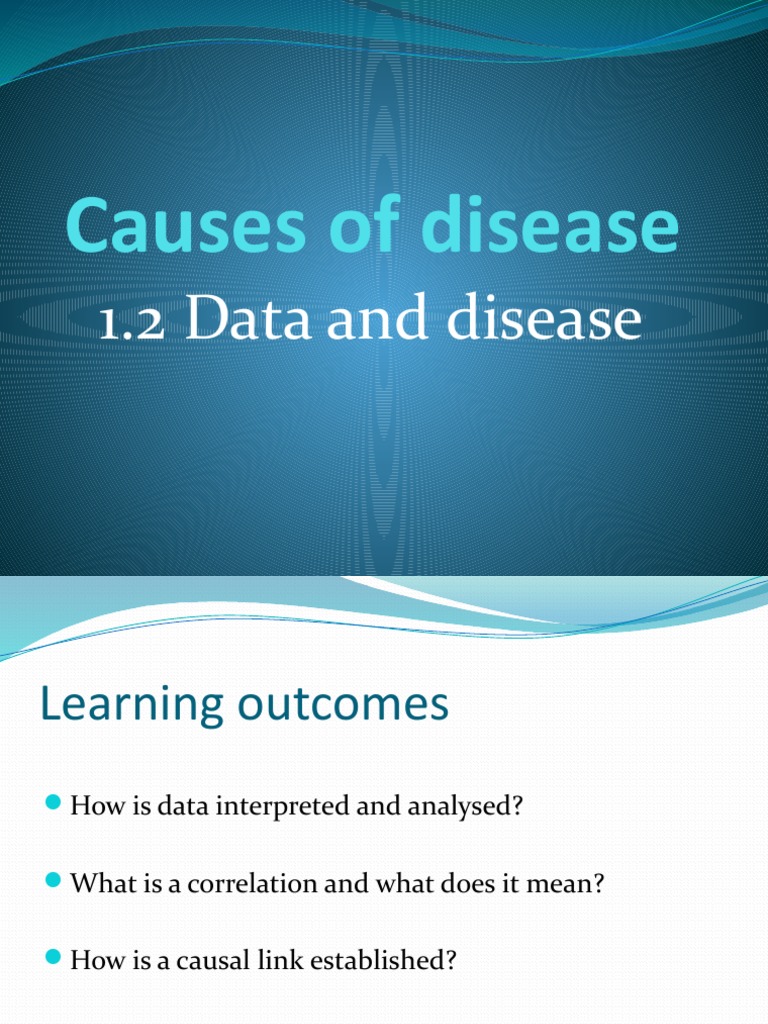 1.2 Data and Disease | PDF