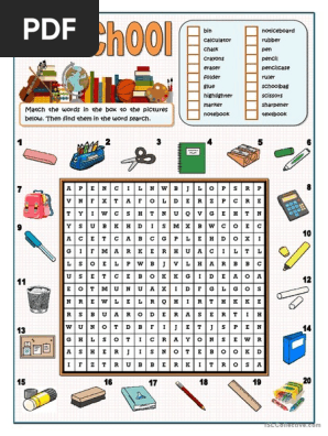 Sopa De Letras De Enero