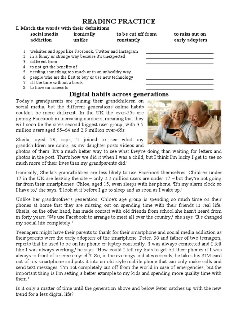Digital Habits Across Generations | PDF | Social Media | Popular ...