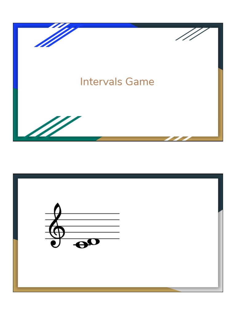Intervals Game | PDF