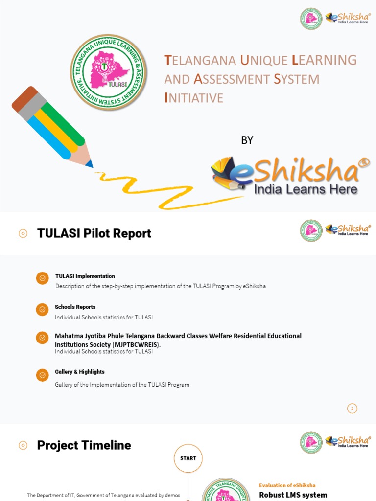 Tulasi EShiksha Report | PDF | Computing | Learning