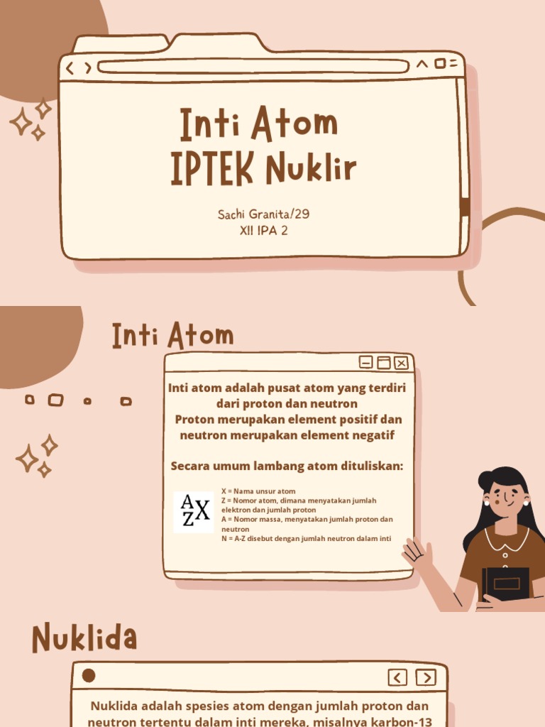 Inti Atom IPTEK Nuklir PDF | PDF