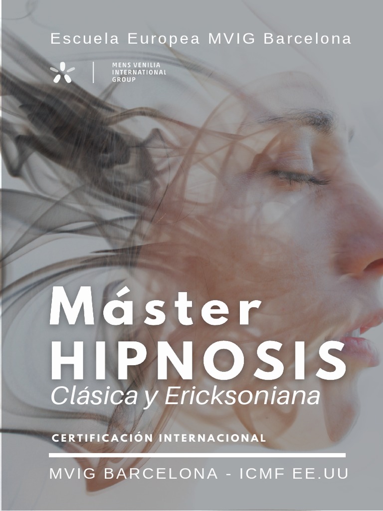 Máster en Hipnosis Clínica, Clásica y Ericksoniana | PDF | Hipnosis | Ciencia cognitiva