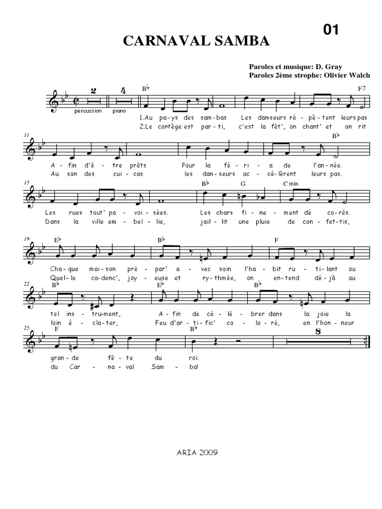 Carnaval Samba | PDF