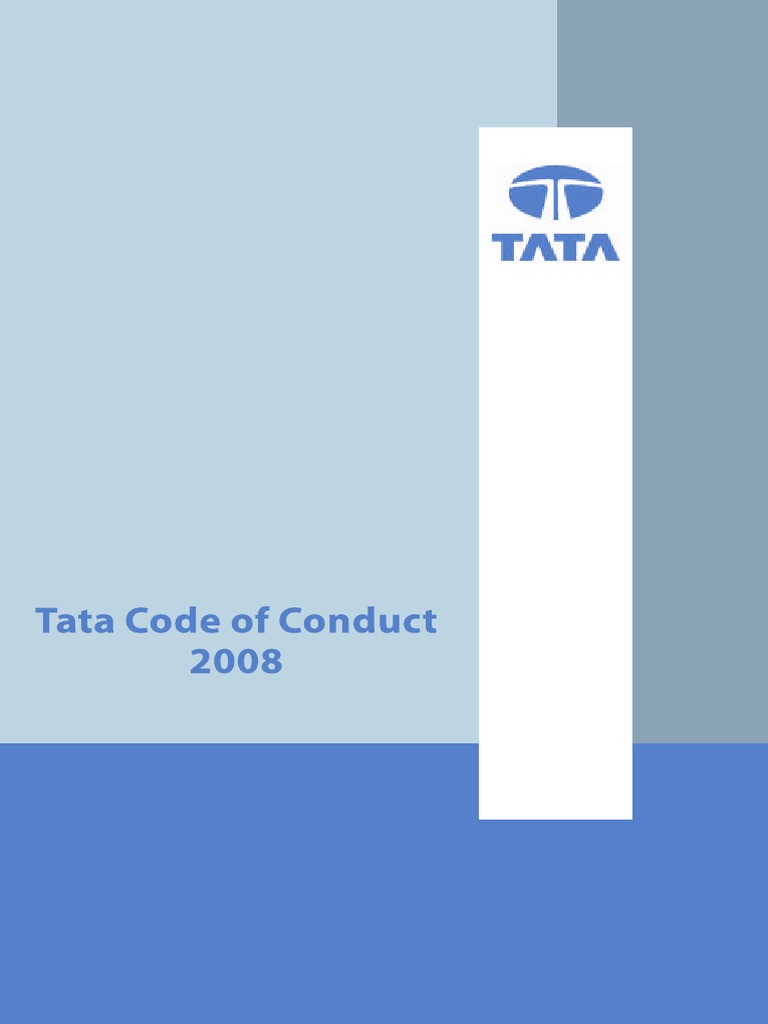 Tata Code of Conduct For Employee Reference PDF | PDF