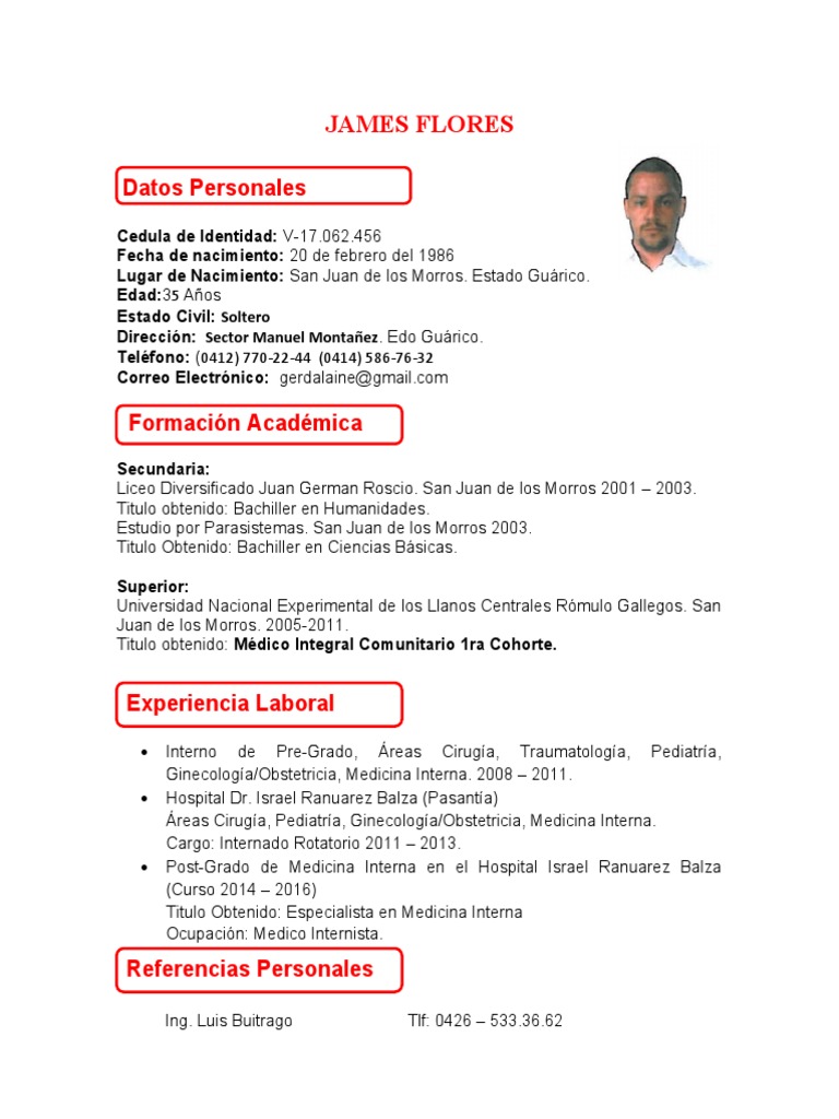 CURRICULUM James-1 | PDF | Relaciones personales, crianza y desarrollo personal