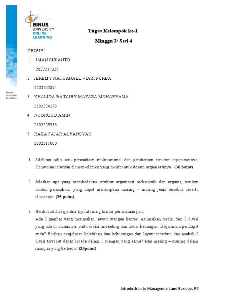 TK1-Introduction To Management and Business | PDF