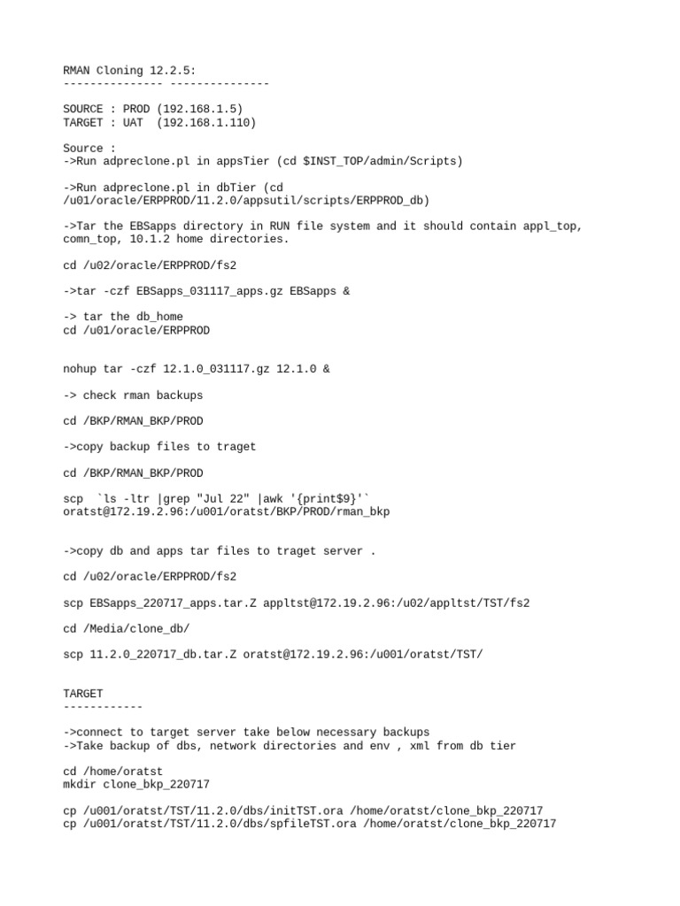 12.2.4 Cloning Steps | PDF | User (Computing) | Information Technology