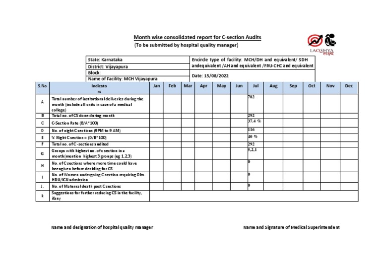 Month Wise Consolidated Report For C | PDF