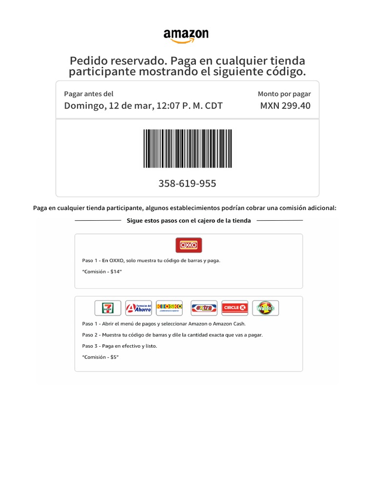 Codigo de Barras de Amazon | PDF