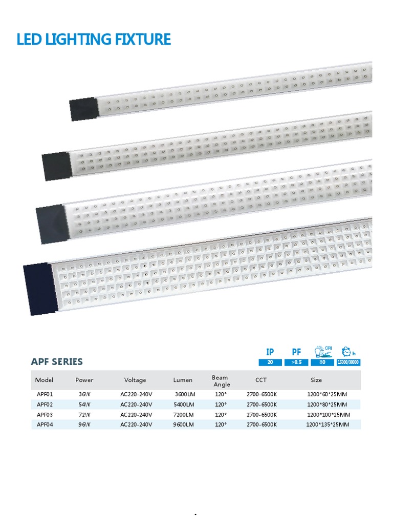 LED Lighting Fixture PDF | PDF