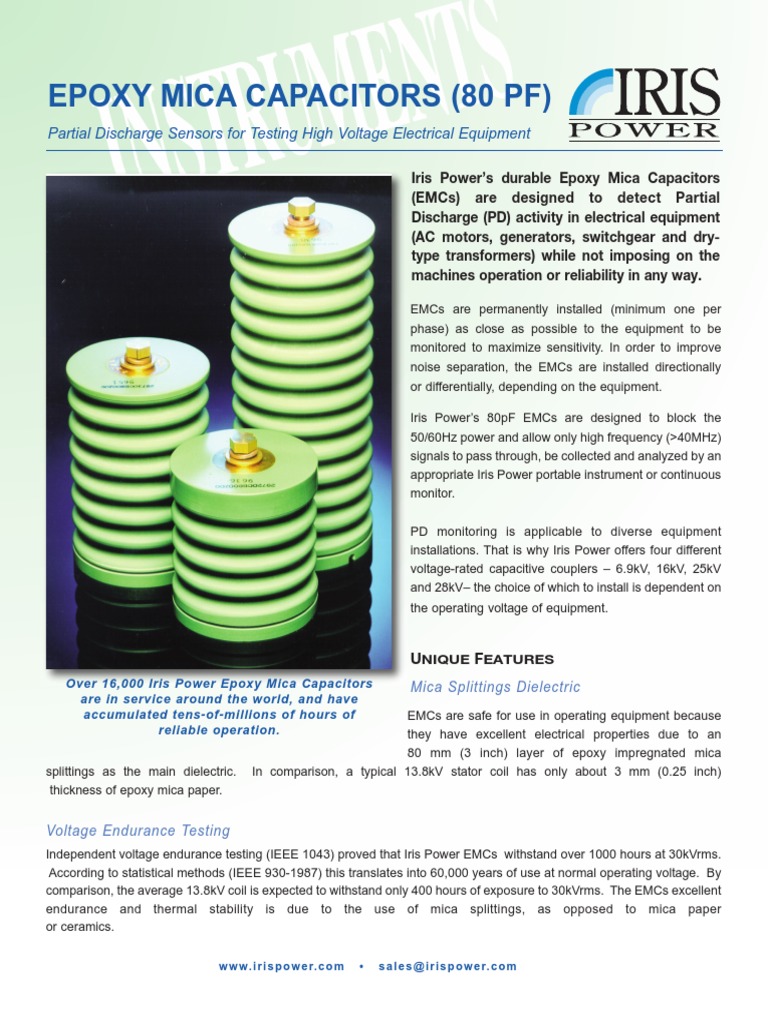 IRIS Power Emc - Flyer | PDF | Capacitor | Electrical Engineering