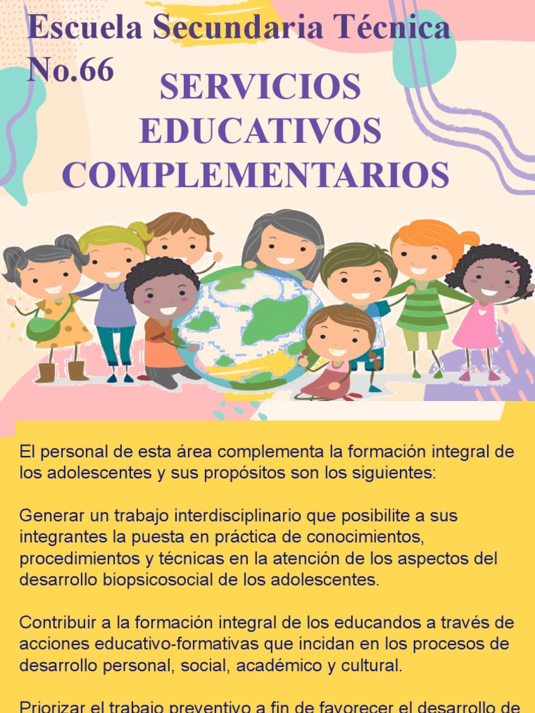 Presentación - SEVICIOS EDUCATIVOS COMPLEMENTARIOS | PDF ...
