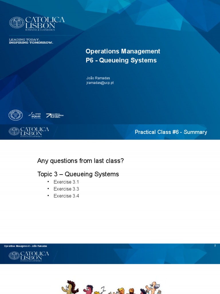 OM - P06 - Queueing Systems (Complete) | PDF | Systems Science | Operations Research