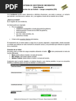 COMO CREAR UN TICKET EN REMEDY v1 | PDF