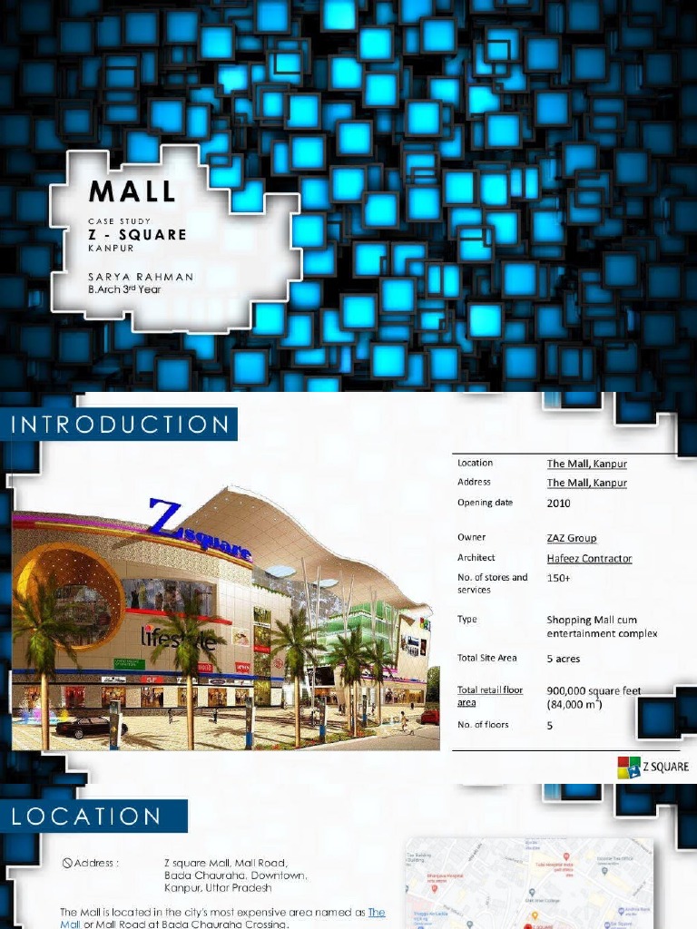 Case Study Z Square Mall Kanpur | PDF