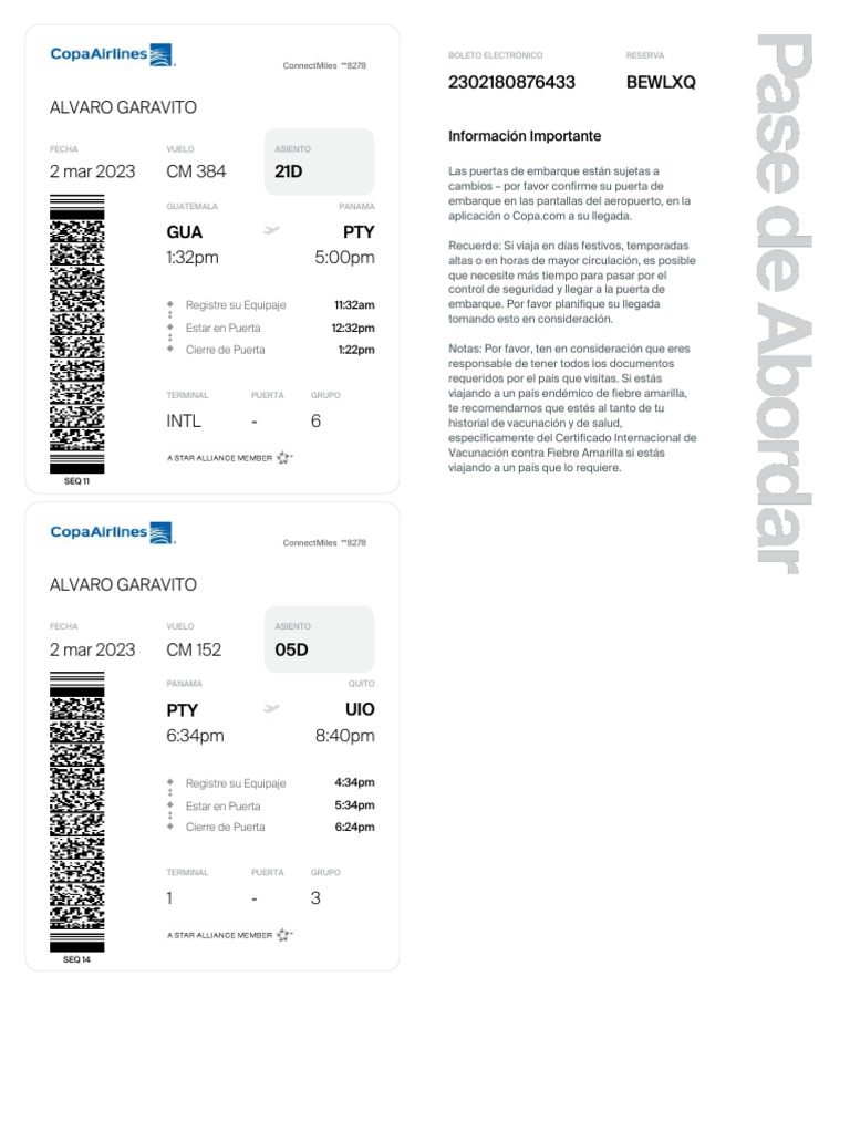 Boarding Pass Example | PDF | Especialidades Medicas | Inmunología