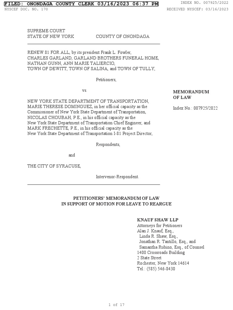Renew 81 For All Court Paperwork | PDF | Standard Of Review