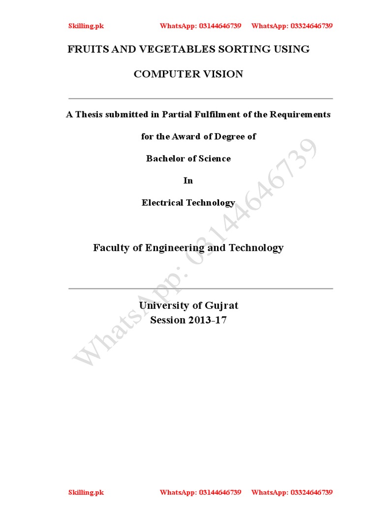 FYP Report | PDF | Raspberry Pi | Computer Vision