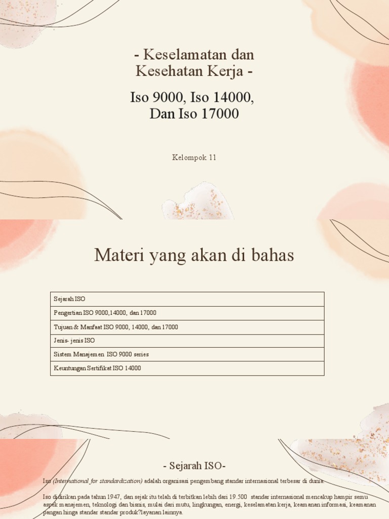 BAB 10 - Iso 9000, Iso 14000, Dan Iso 17000 | PDF