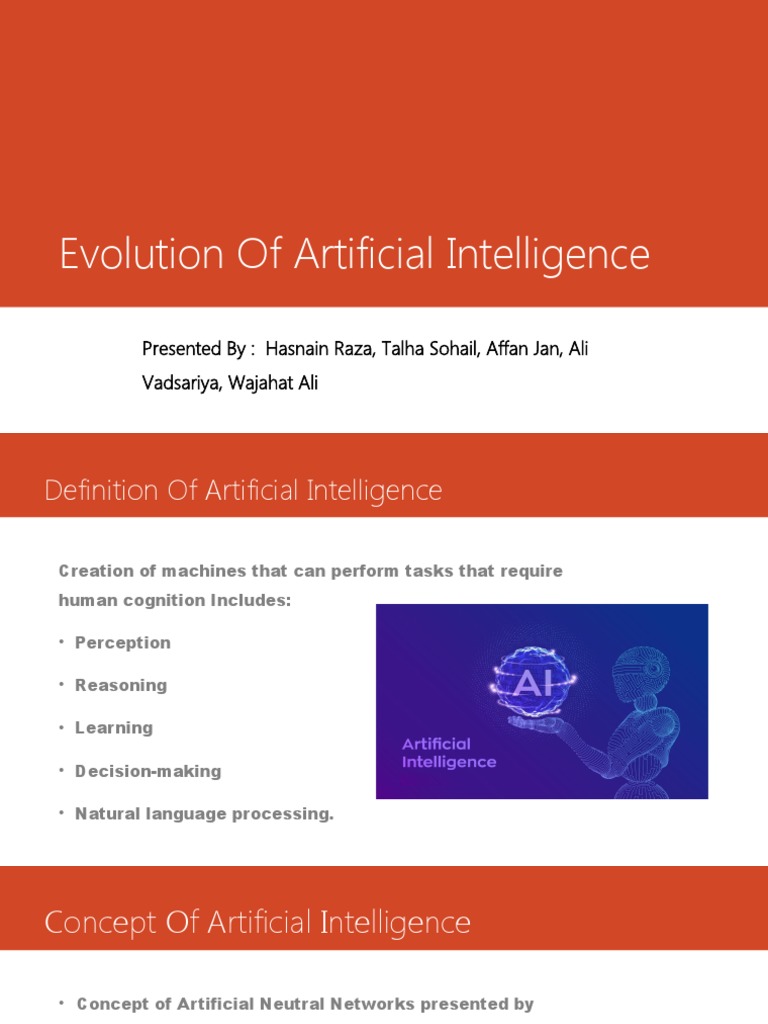 Evolution of Artificial Intelligence | PDF | Artificial Intelligence ...