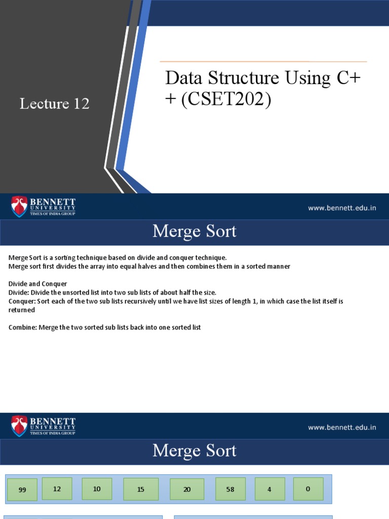 Merge Sort | PDF | Theoretical Computer Science | Computer Science Merge Sort | PDF | Theoretical Computer Science | Computer Science
