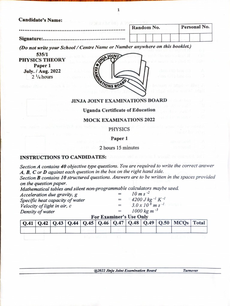 S4 Jjeb 2022 PDF | PDF