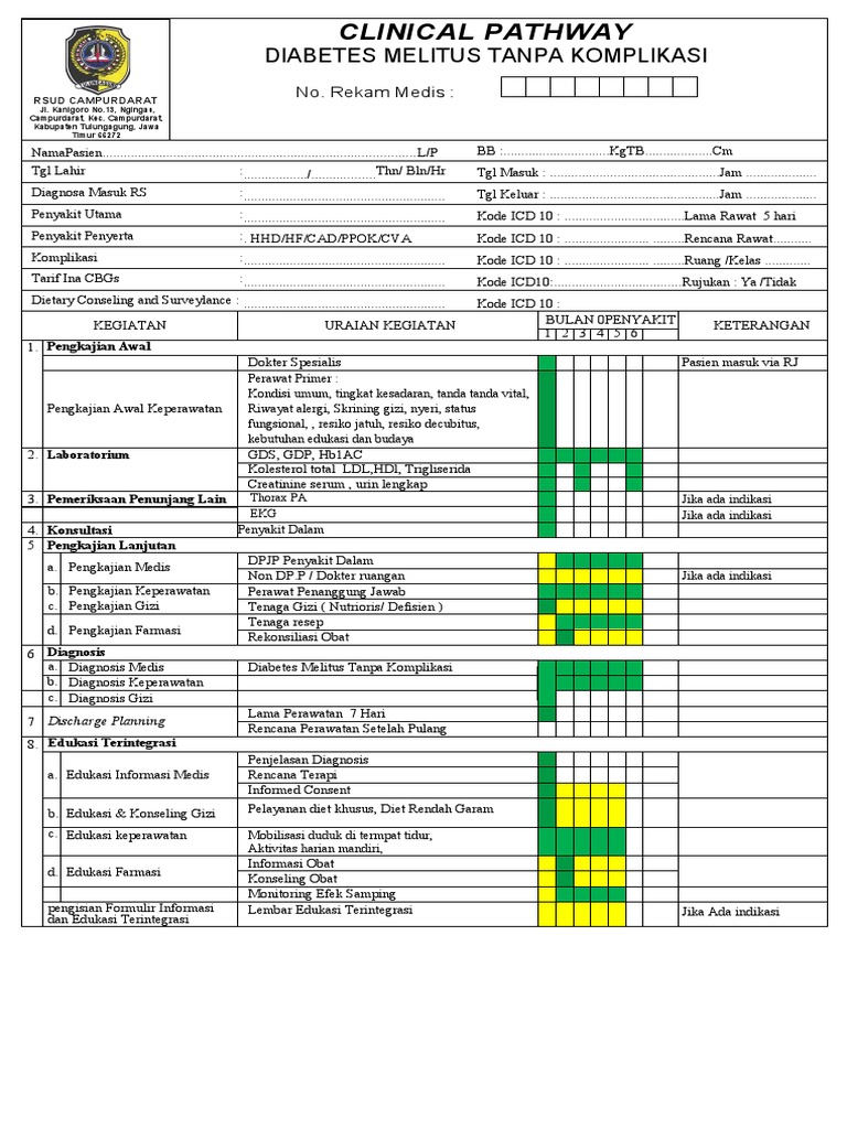 CP DM Tanpa Komplikasi | PDF