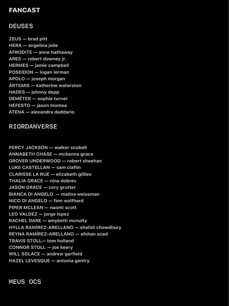 FANCAST PDF