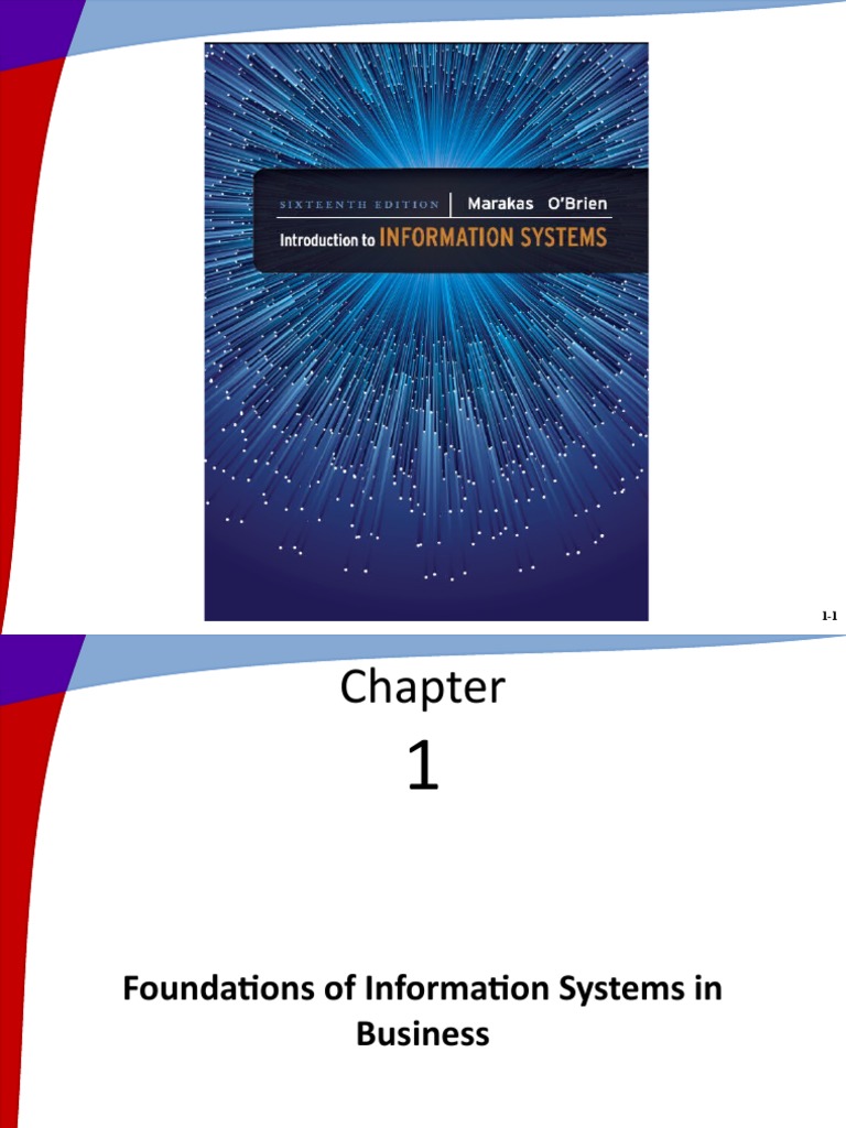 Foundations of Information Systems in Business-1 | PDF | Information System | Information