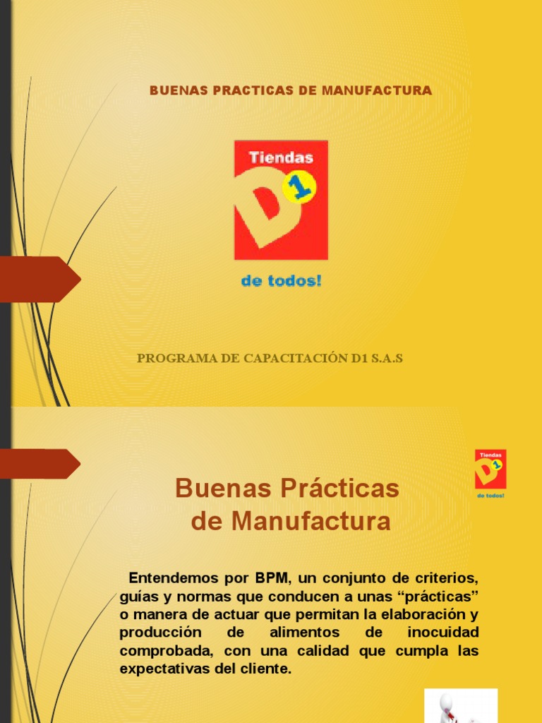 Buenas Practicas de Manufactura | PDF | Alimentos | Detergente