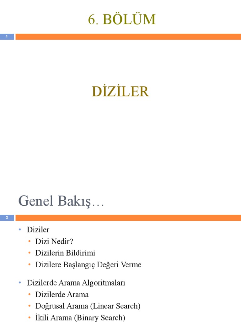 Bolum - Algoritma Ve Programlama I | PDF