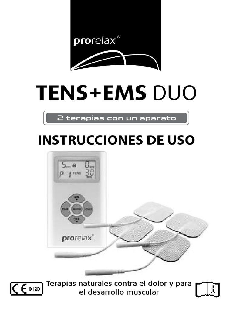 Eum Prorelax Tens-Ems Duo Manual Es | PDF | Músculo | Dolor