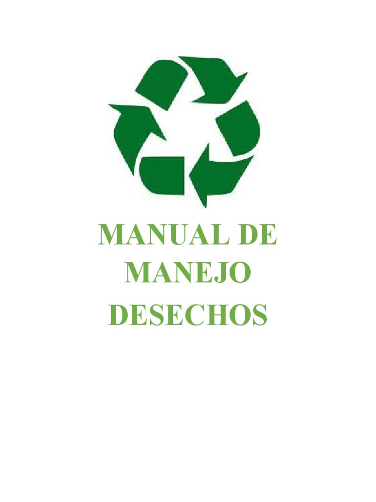Manual de Manejo de Desechos Solidos | Descargar gratis PDF | Residuos ...