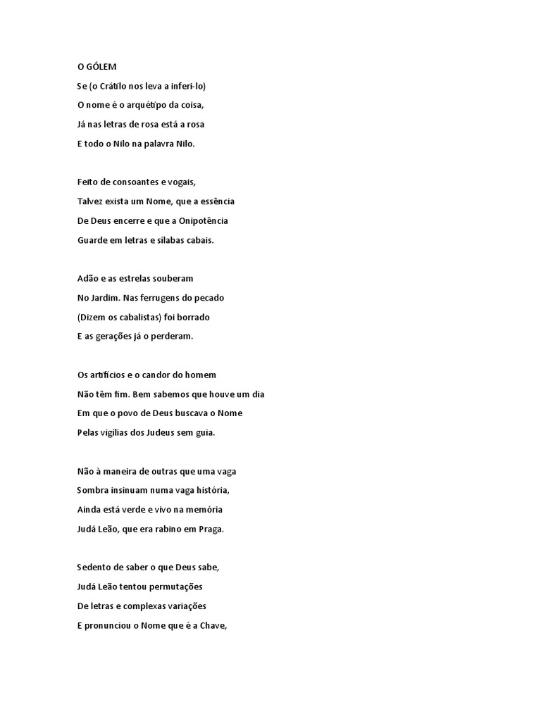 O Gólem | PDF | Cabala