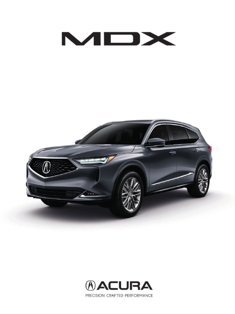 Brochure MDX 2023 PDF | PDF | Airbag | Sistema de freno antibloqueo