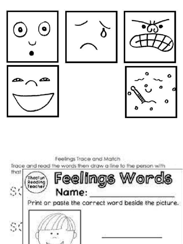Feelings - Worksheets (Kids) | PDF
