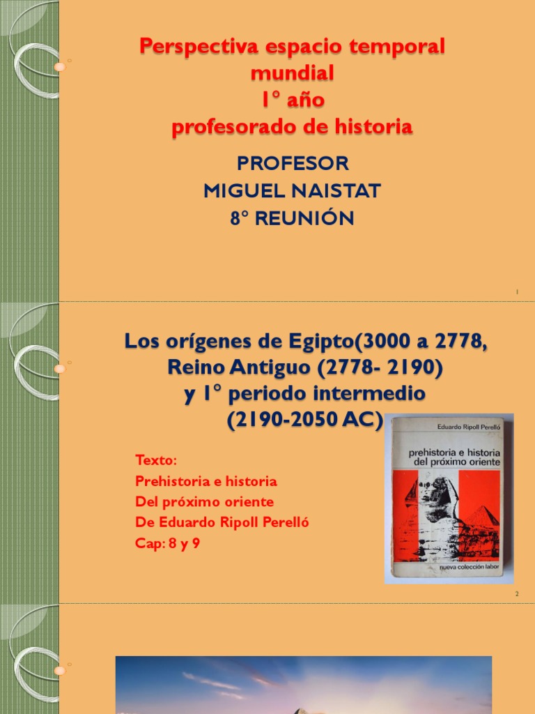 Egipto 1 Periodo Tinita, Reino Antiguo... 1° Perido Intermedio | PDF ...