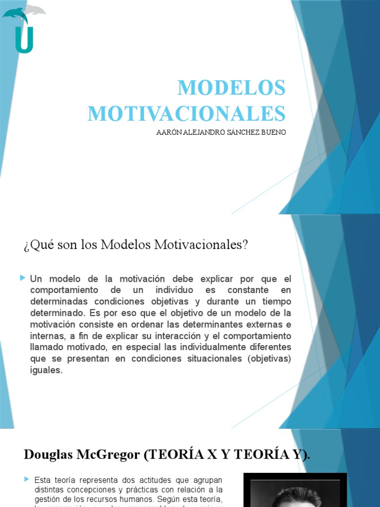 Modelos Motivacionales Aaron Sanchez | PDF | Motivación | Motivacional