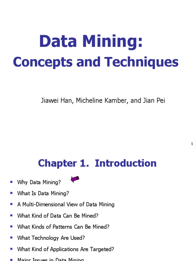 Data Mining:: Concepts and Techniques | PDF | Data Mining | Data Data Mining:: Concepts and Techniques | PDF | Data Mining | Data
