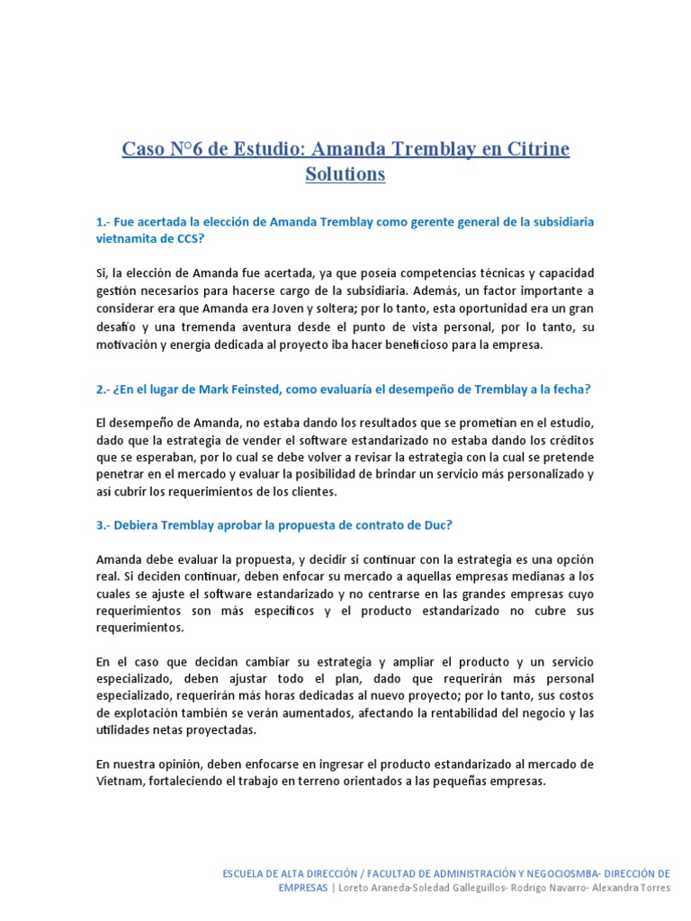 CASO Amanda Tremblay | PDF