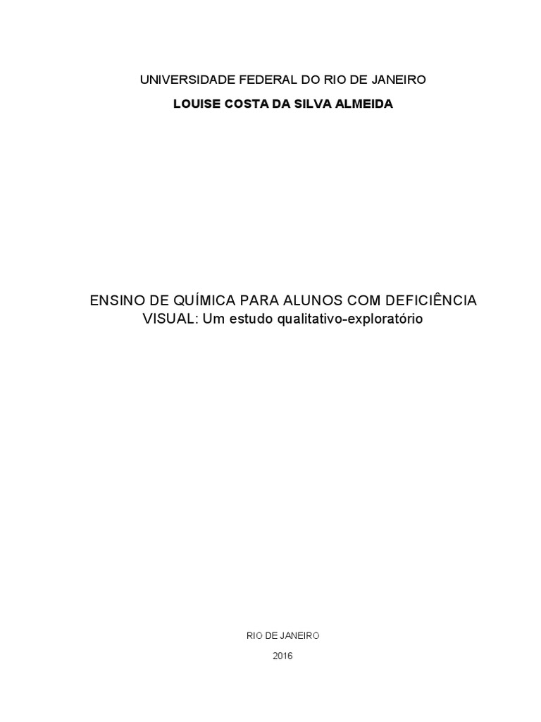 Louise Costa Da Silva Almeida | PDF | Aprendizado | Science