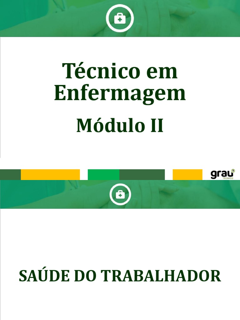 Enfermagem - Mã - Dulo Ii - Saude Do Trabalhador PDF | PDF | Câncer | Sociologia