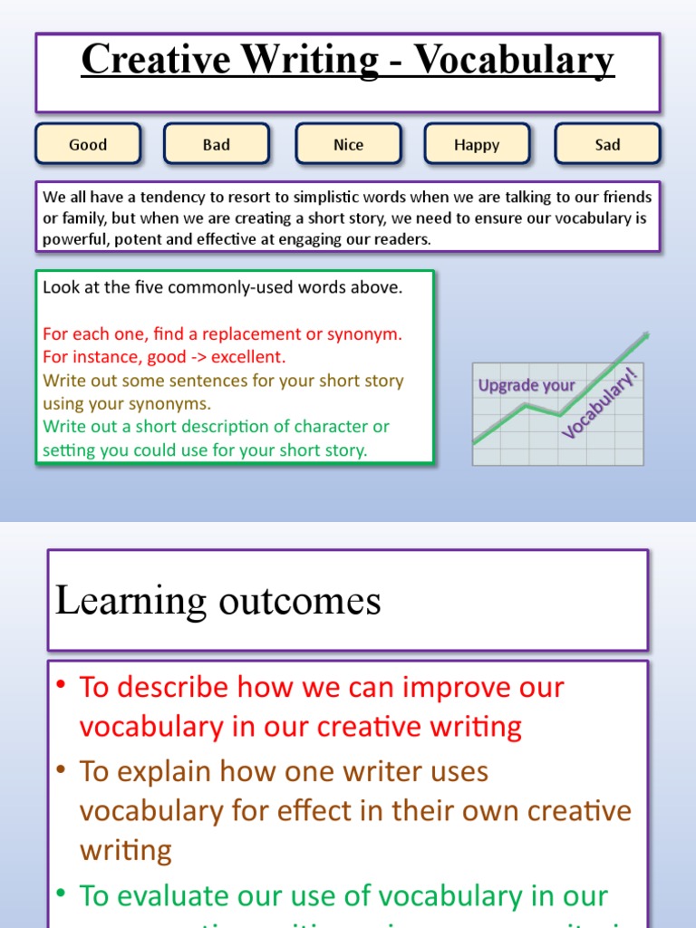 9 - Creative Writing Short Stories Vocabulary | PDF | Adjective ...