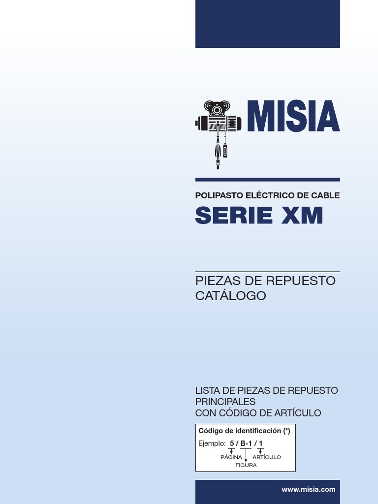 Polipasto Misia PDF | PDF | Engranaje | Eje